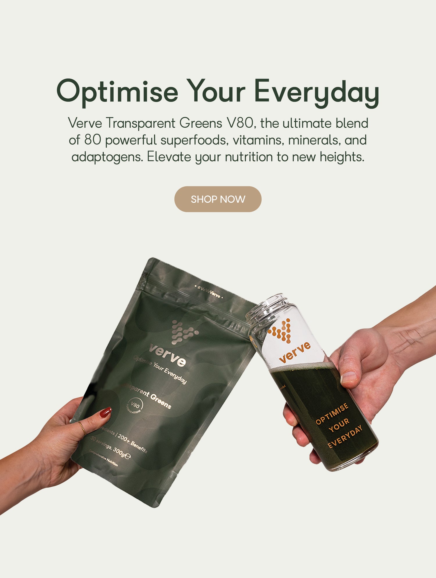 Verve - More Than Just Greens: Your New Daily Habit!