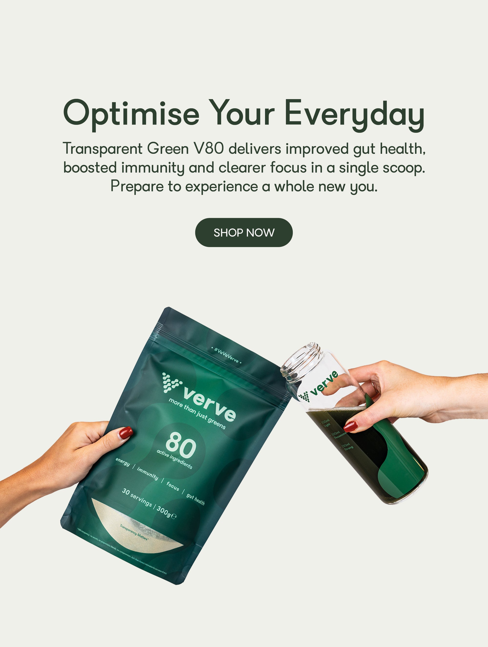 Verve - More Than Just Greens: Your New Daily Habit!